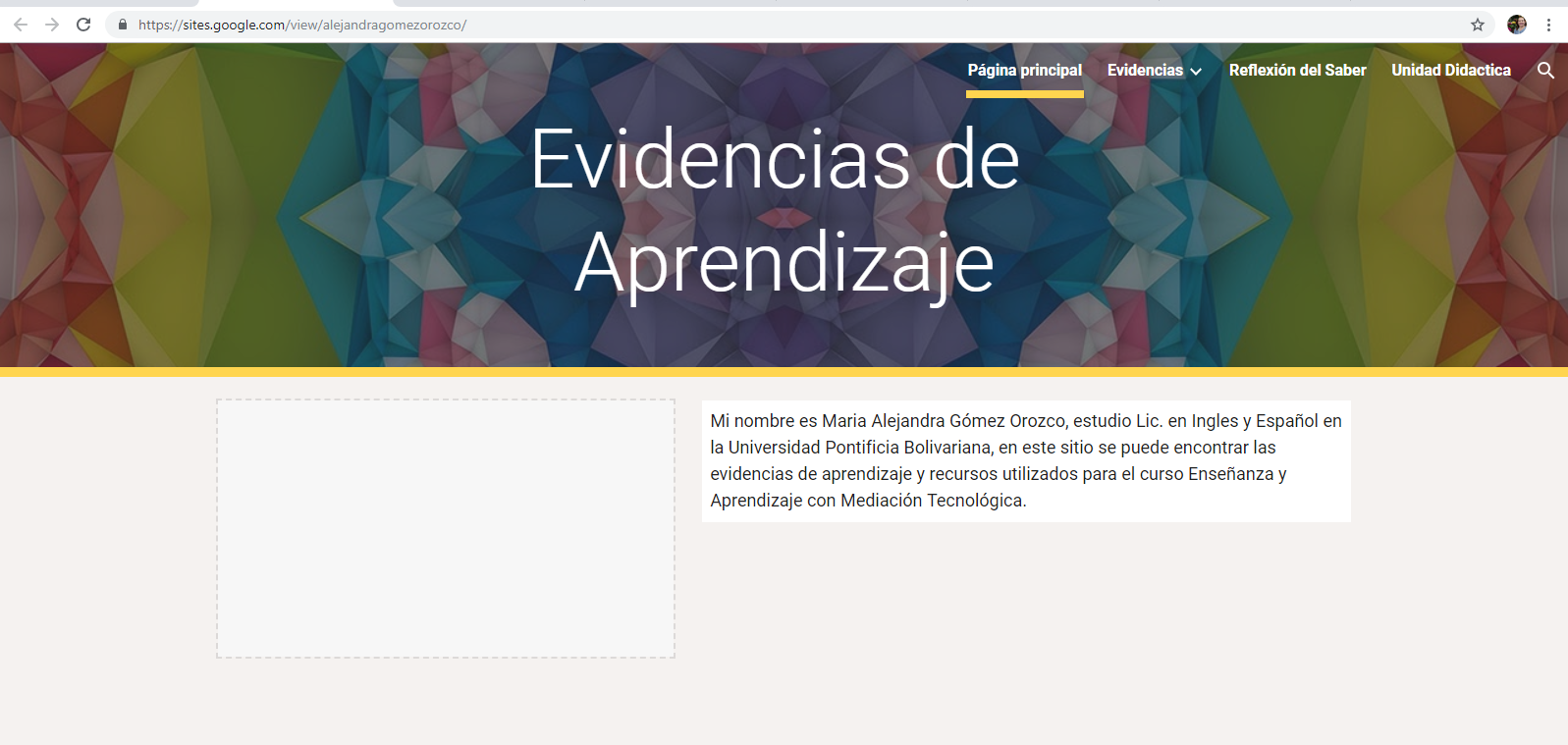 EVIDENCIAS DE APRENDIZAJE - Página web de ensenanzayaprendizaje-tic EVIDENCIAS DE APRENDIZAJE - Página web de ensenanzayaprendizaje-tic