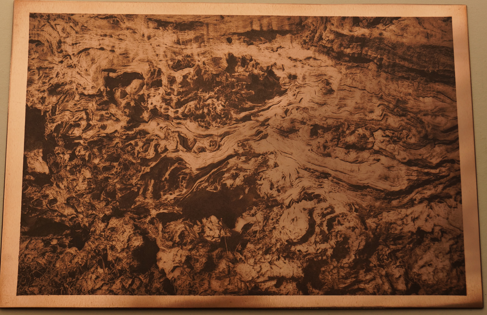 gravure au perchlorure - héliogravure sur cuivre