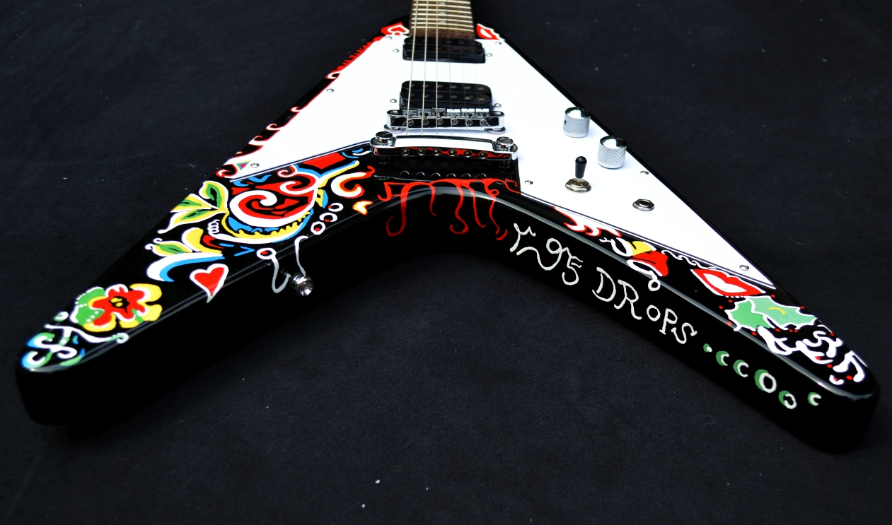 My handpainted guitars - iconic-guitars Webseite!