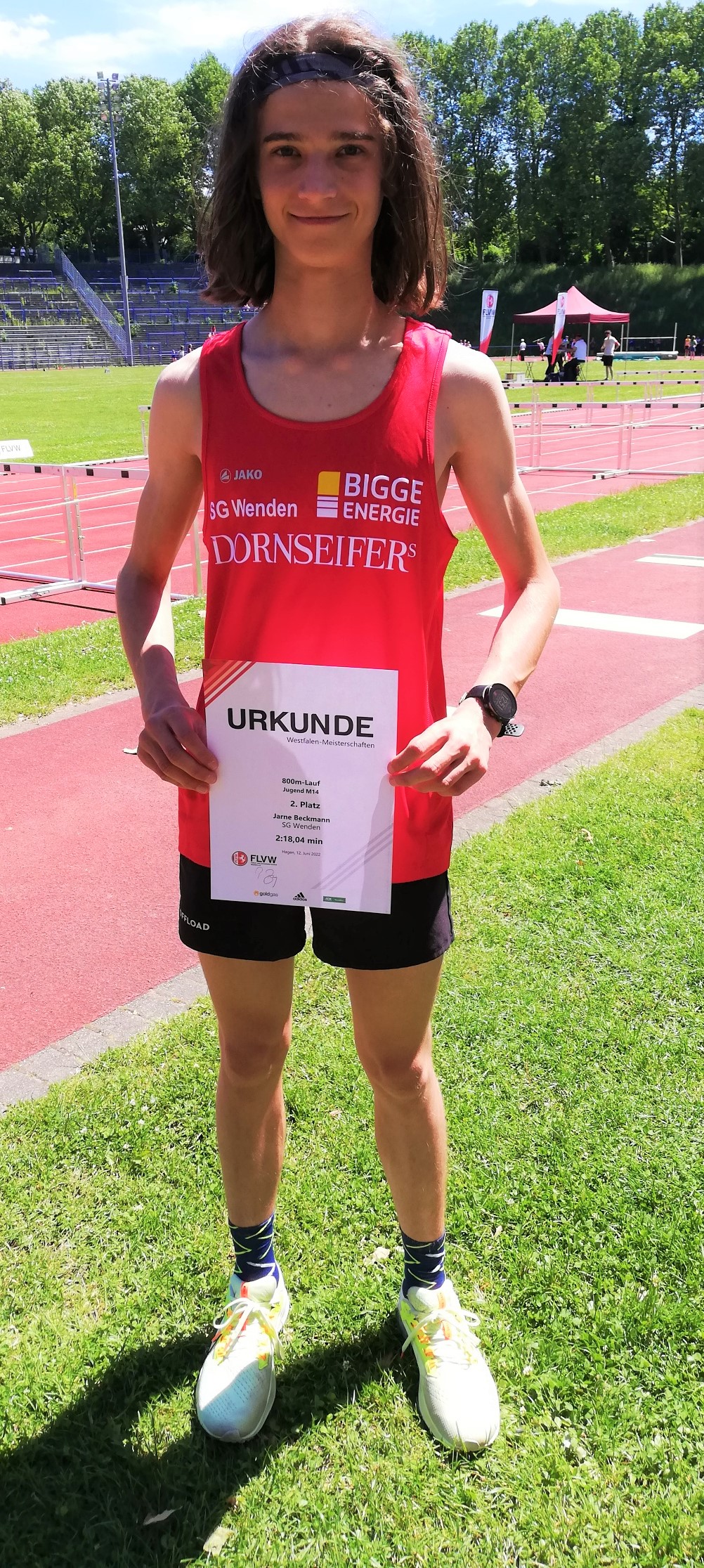 Jarne Beckmann holt Silber bei den Westfälischen - SG Wenden