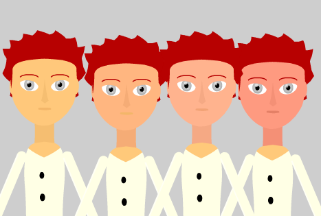 Faire rougir un personnage - Site de laktutoriels