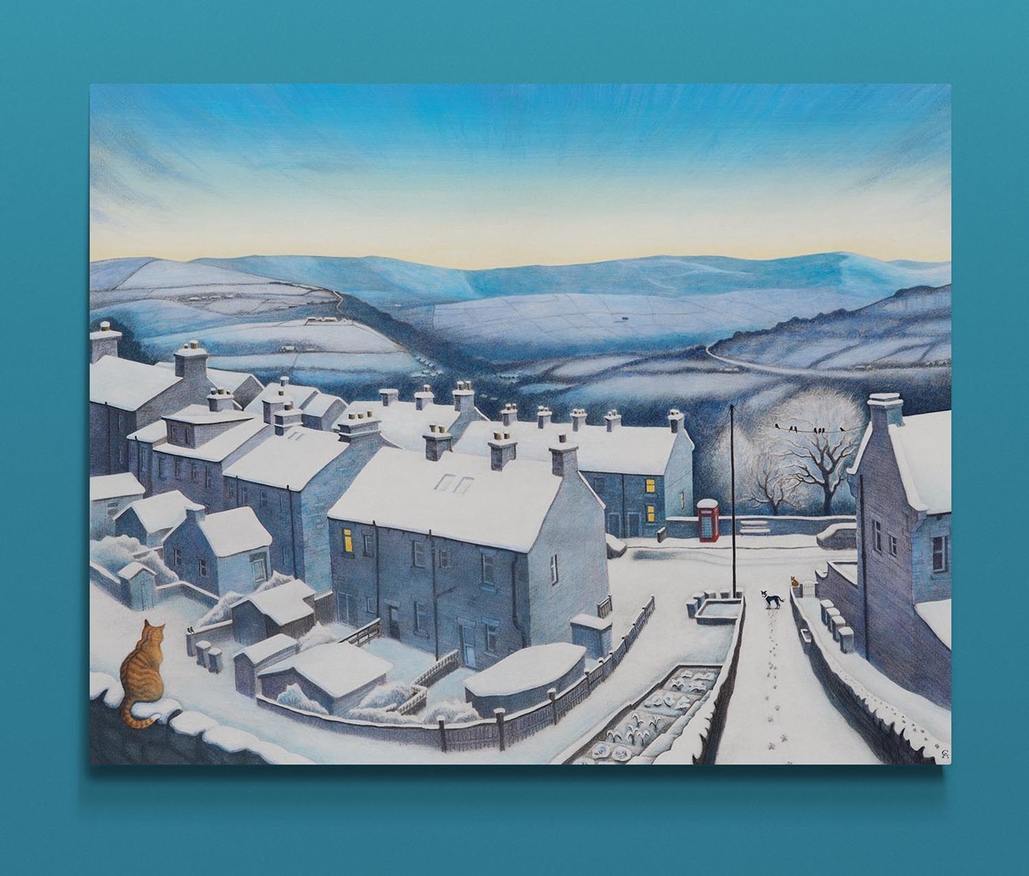 Winter Snowscape - Clare Allan Art