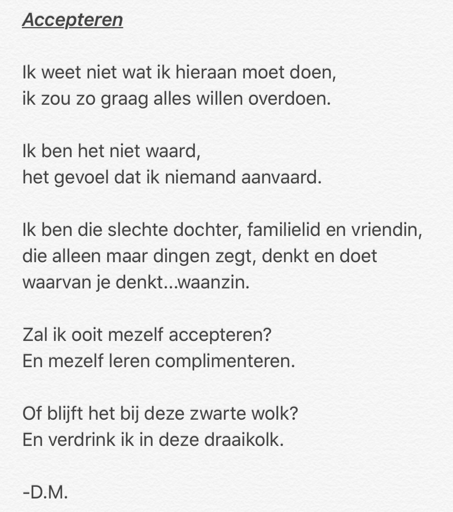 Accepteren - De website van strijden-nog-vermijden!