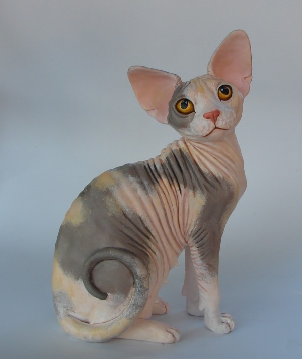 Cat sculptures - Handmade Figurines by Victoria
