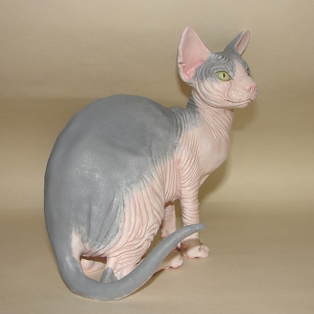 Cat sculptures - Handmade Figurines by Victoria