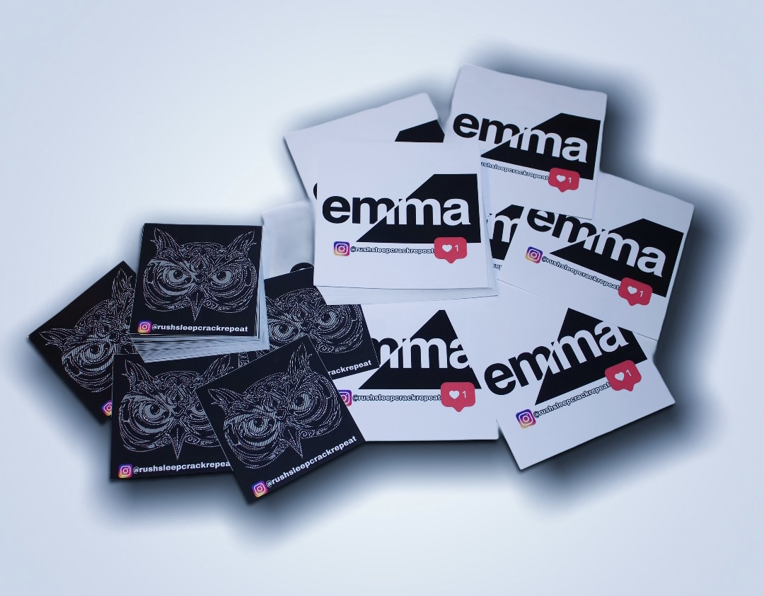 Die Originalen RSCR Sticker - rscr-podcasts Webseite!