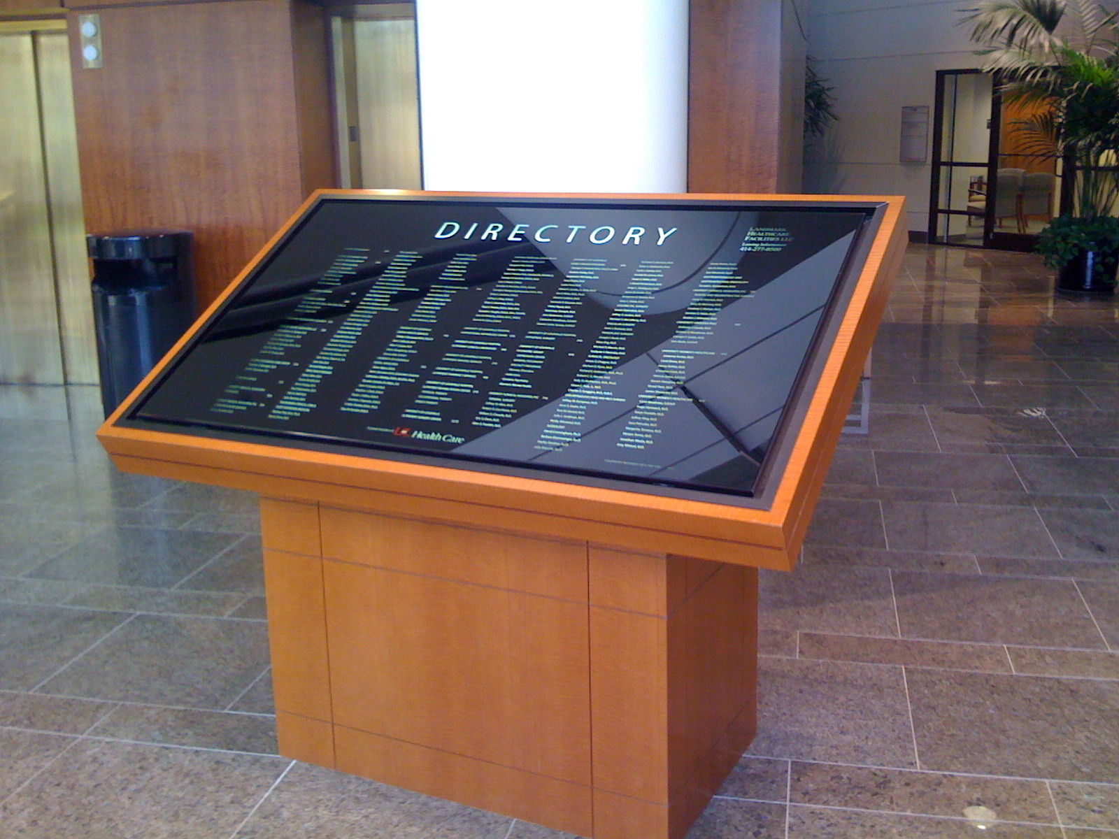 ThinLine Directory - Teems Inc - Lobby/Building Directory Signs