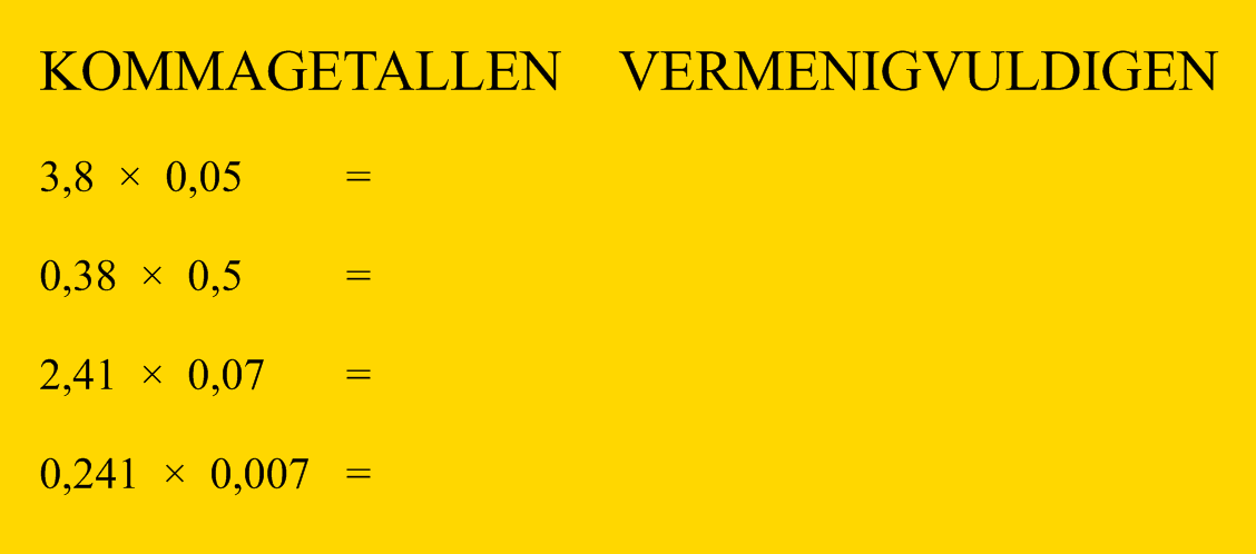 Decimale getallen - De website van hcrekenen!