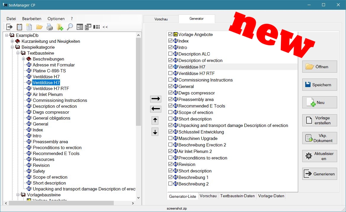 texManager CP - texManager