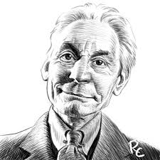 Painting of Charlie Watts - Charlie Watts Jazz チャーリー・ワッツ ジャズ