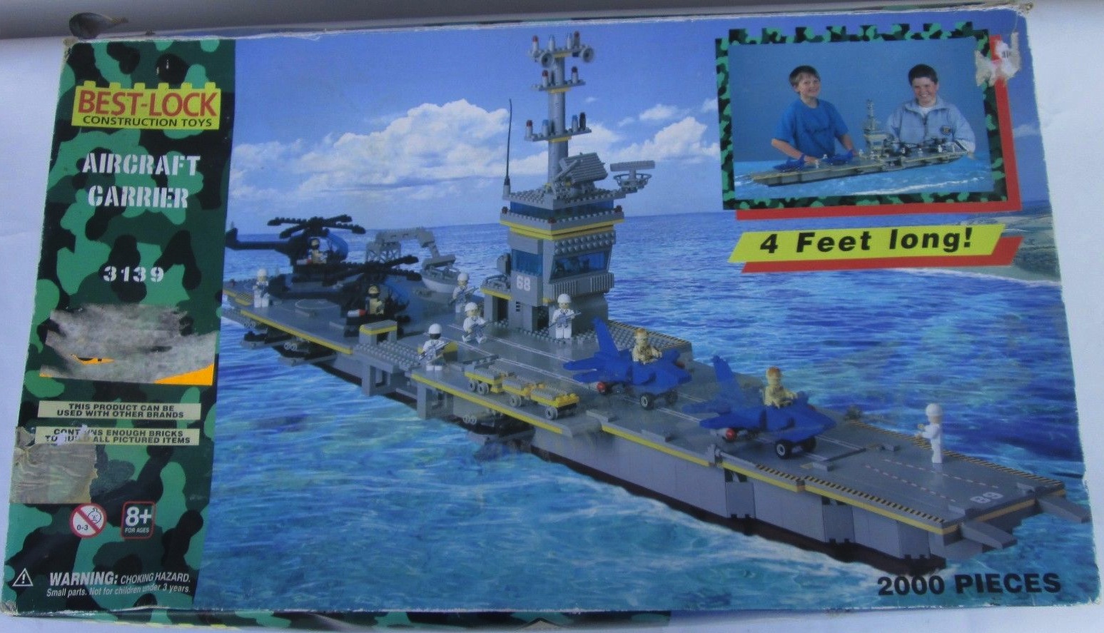 Best Lock 3139 - Aircraft Carrier Building Bricks World