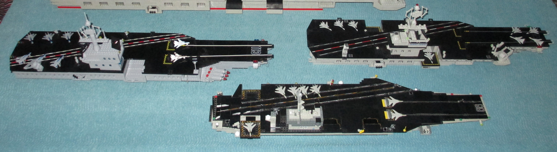 Collection - Aircraft Carrier Building Bricks World