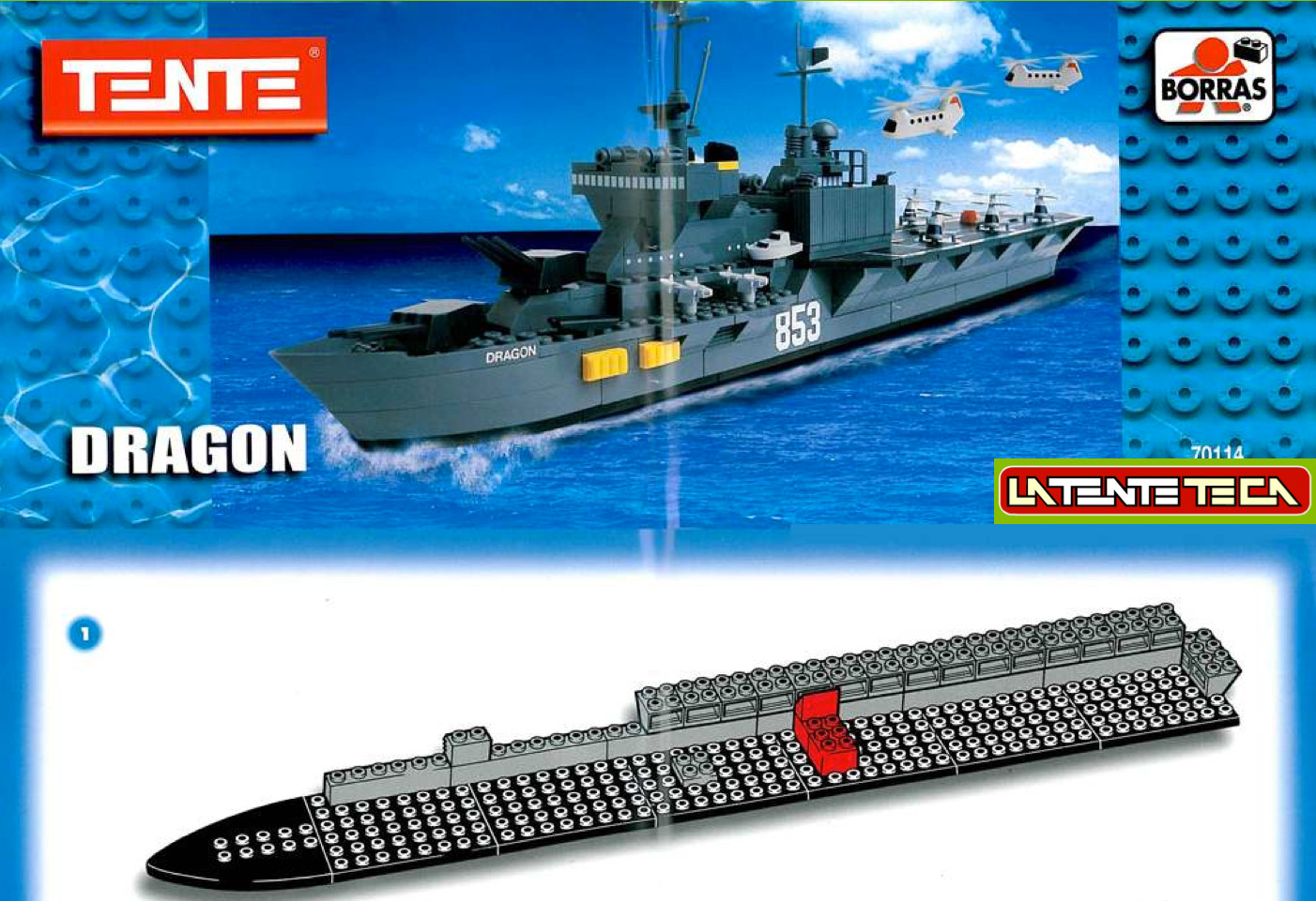 building Instructions - Aircraft Carrier Building Bricks World