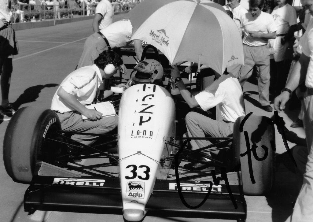 Gregor foitek, Schweizer rennfahrer - motorsport-autogrammes Webseite!