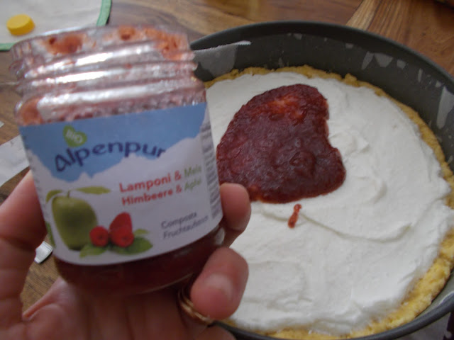 Sbriciolata ricotta e Composta di Lamponi e Mela Alpenpur - Alpenpur Bio