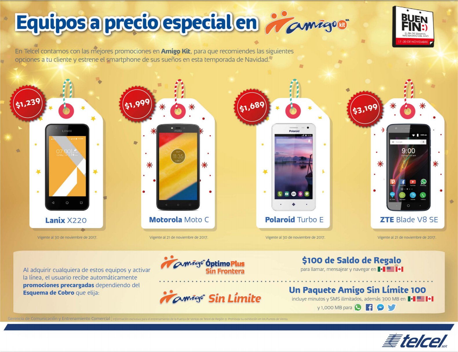 Buen Fin 2017 Planes Telcel