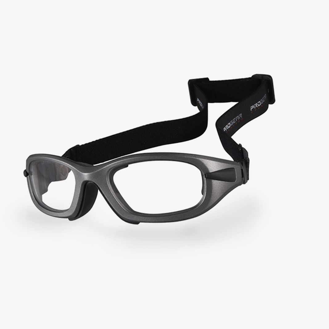Progear Eyeguard M / Grau Matt / Band Version - die-Sportbrillen.com