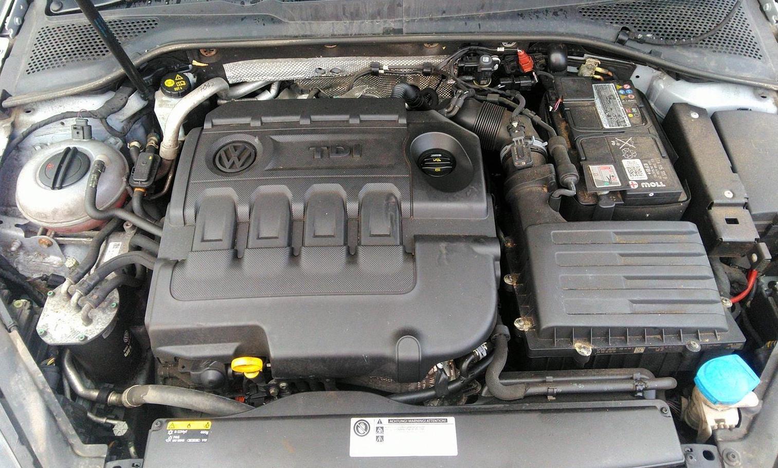 Motor VW Golf VII 1.6 TDI DGTE 48 TKM 85 KW 115 PS komplett inklusive ...