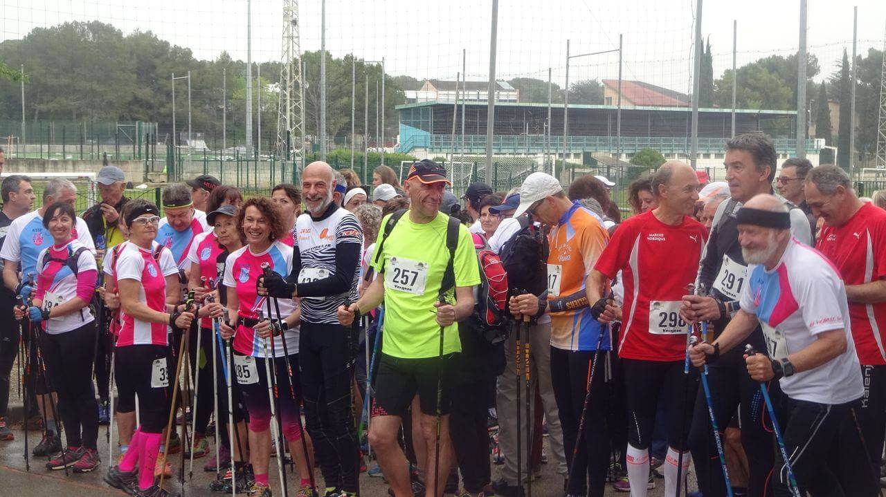 Déroulement d'une séance MARCHE NORDIQUE AU MCA - Club du mauguio-carnon-athletisme