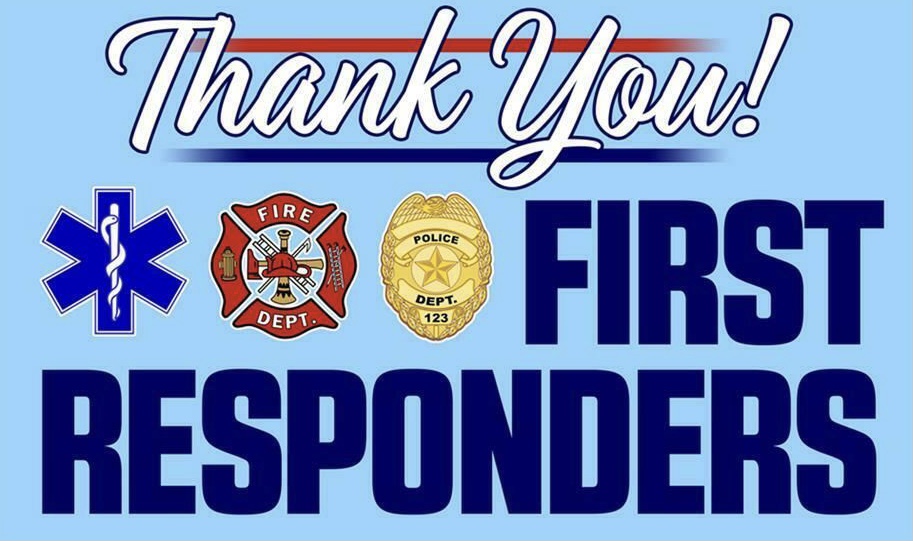 Thank You First Responders Flag - MetroFlags.com - The Largest Online ...