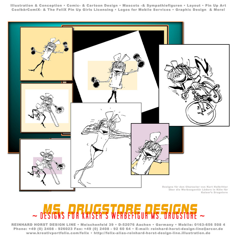 Reinhard Horst alias FeliX Illustration, Konzepte & Comic etc ...