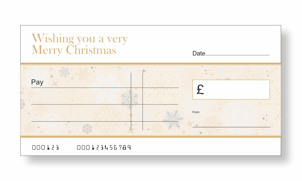 Jumbo Christmas Gift Cheques - The Home of Big Presentation Cheques