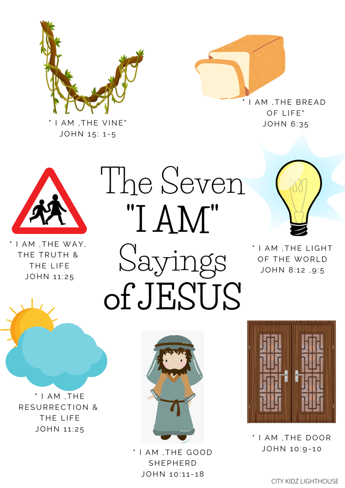 The Seven ‘I AM’ Sayings of Jesus - city-kidz-lighthouse