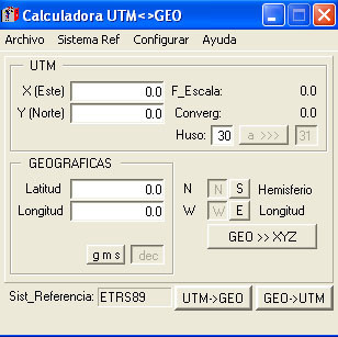 Calculadora Geodésica Utm Geo - Calculadora UtmGeo - Eduardo Núñez Maderal