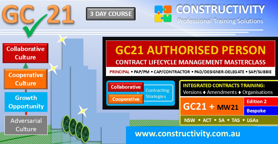 GC21 (3 Day) AUTHORISED PERSON CONTRACT LIFECYCLE MANAGEMENT ...