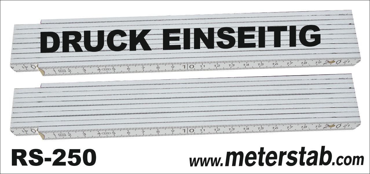 Meterstab ADGA inkl. Logodruck - Zollstock / Meterstab inkl. Druck