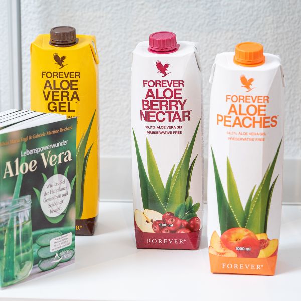 Produkte von Aura Soma@ und Forever - Praxis Essence