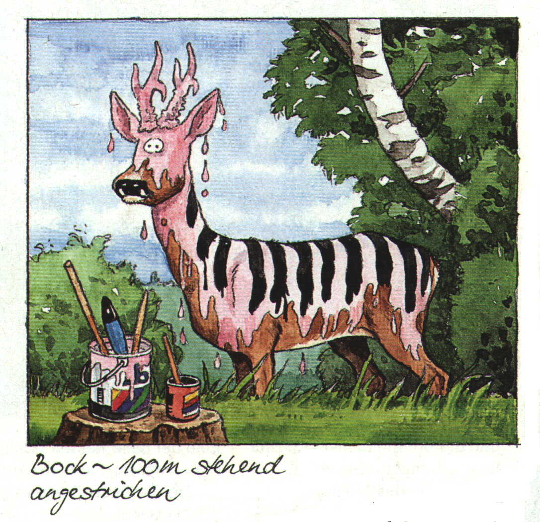 Cartoons zum Thema Jagd von Haralds Klavinius - Jagdhornbläsercorps ...