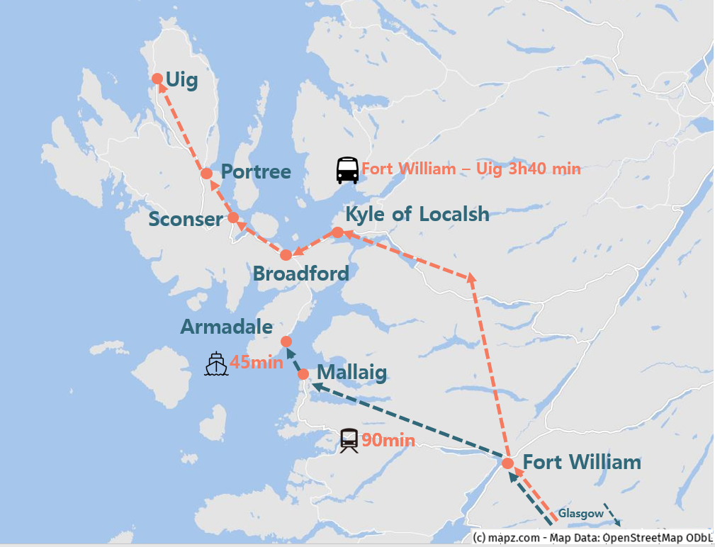 Isle of Skye ohne Auto mit Zug und Bus - Pinguin Ecotrips: Dein Portal ...