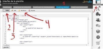 Funcionamiento De Las Herramientas De Una Página Jimdo - WebmasterCV