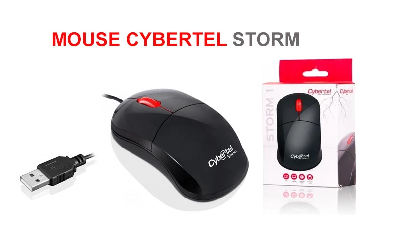 Mouse Marca Cybertel Modelo Storm Cyb-m103 - Innova Meganegocios
