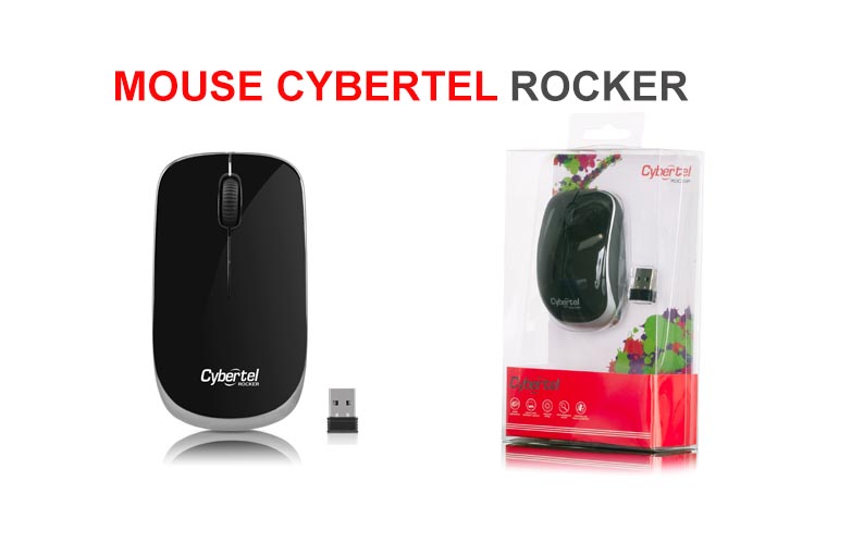 Mouse Rocker (mx) Blk/slv M302w Wifi Uv Cybertel Inalambrico - Innova ...
