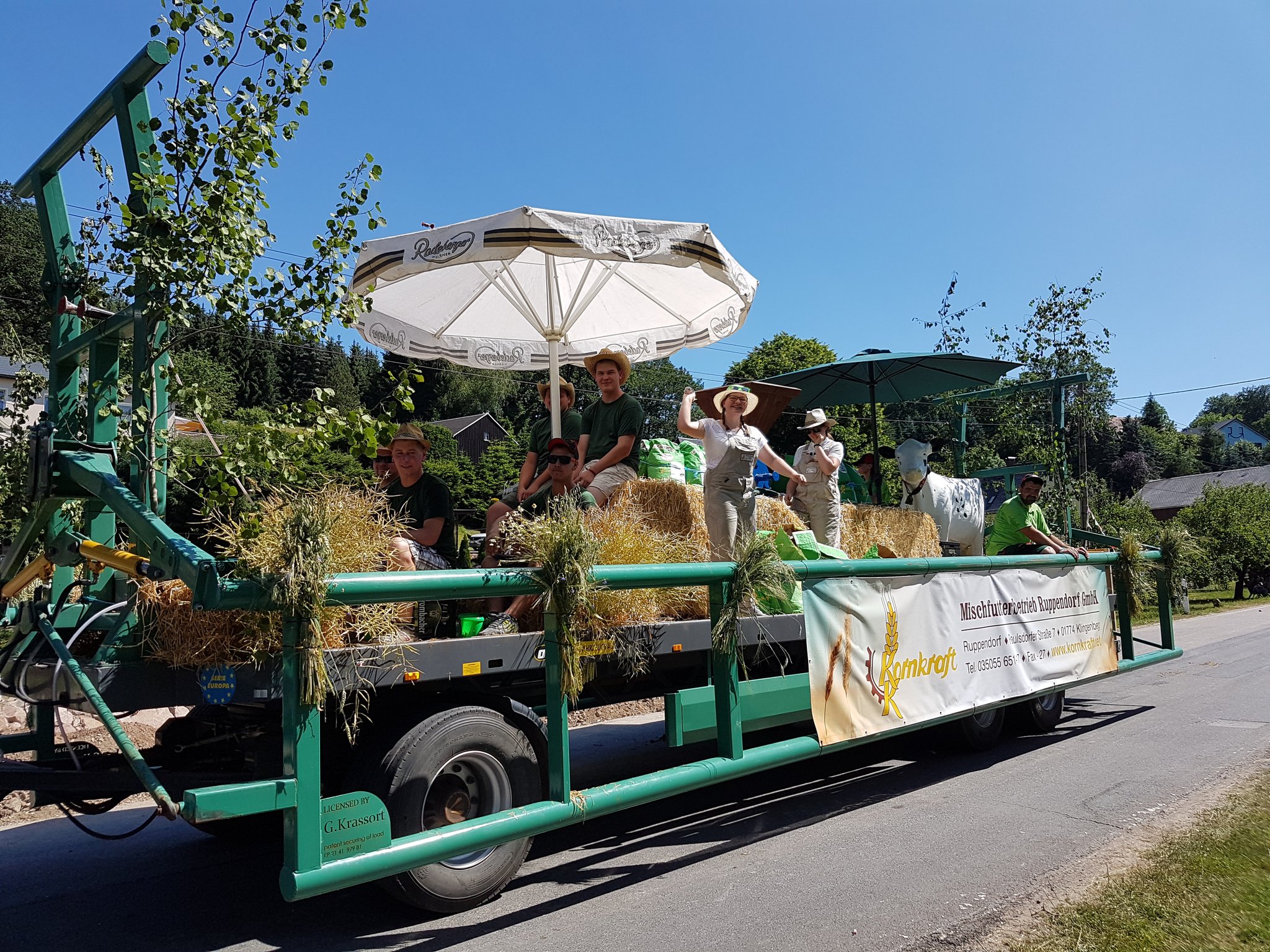 Bilder vom Festumzug 700 Jahre Reichstädt - -im Osterzgebirge