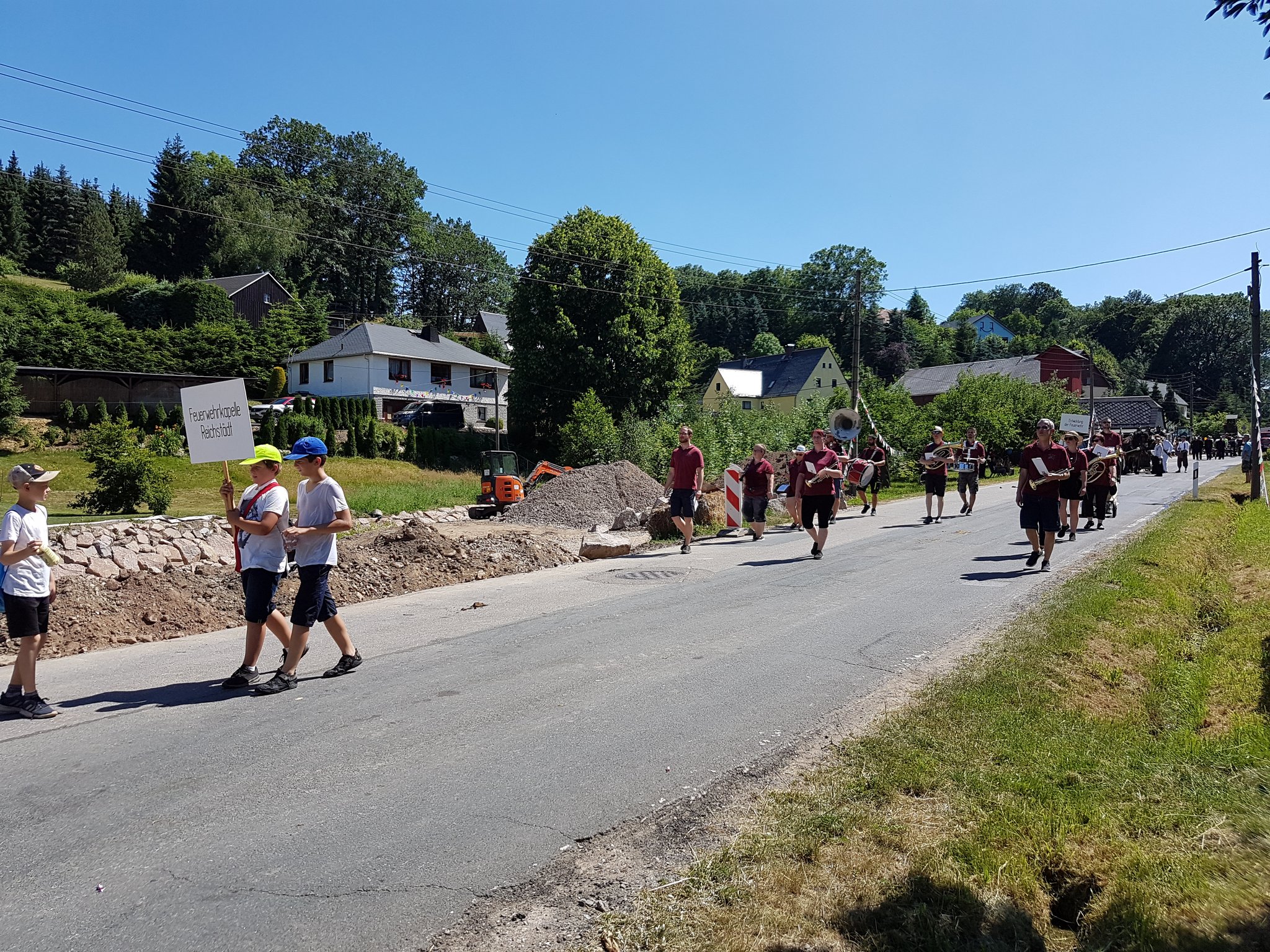 Bilder vom Festumzug 700 Jahre Reichstädt - -im Osterzgebirge