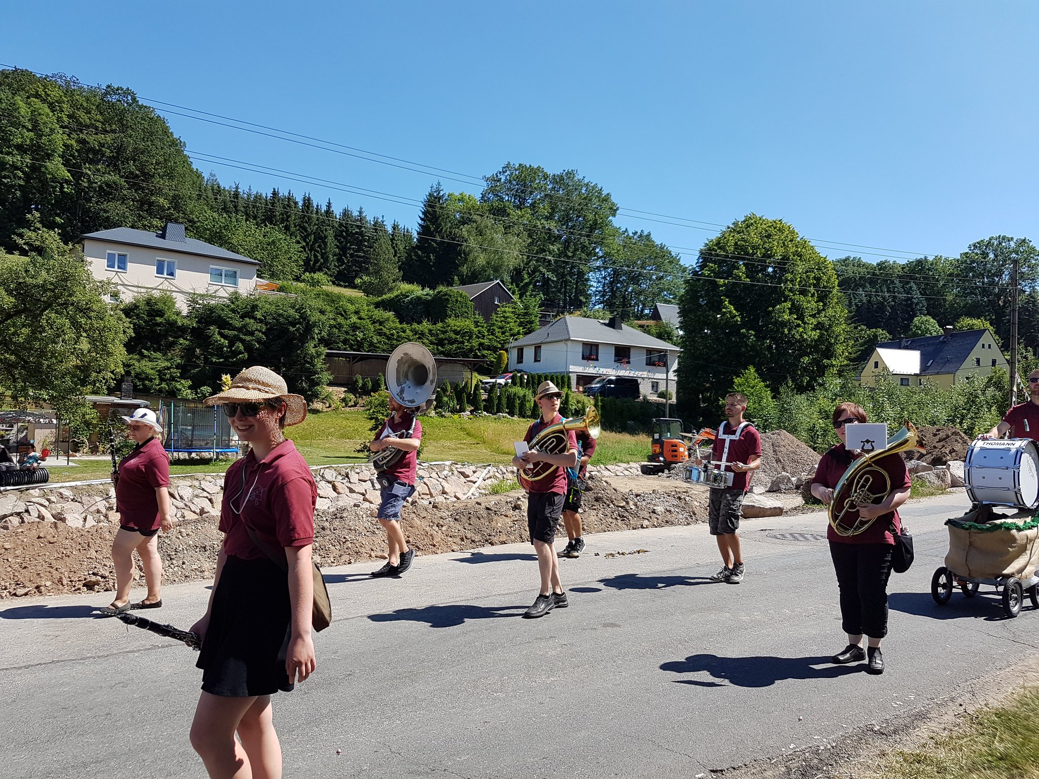 Bilder vom Festumzug 700 Jahre Reichstädt - -im Osterzgebirge