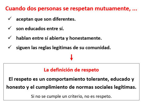 respeto valor concepto